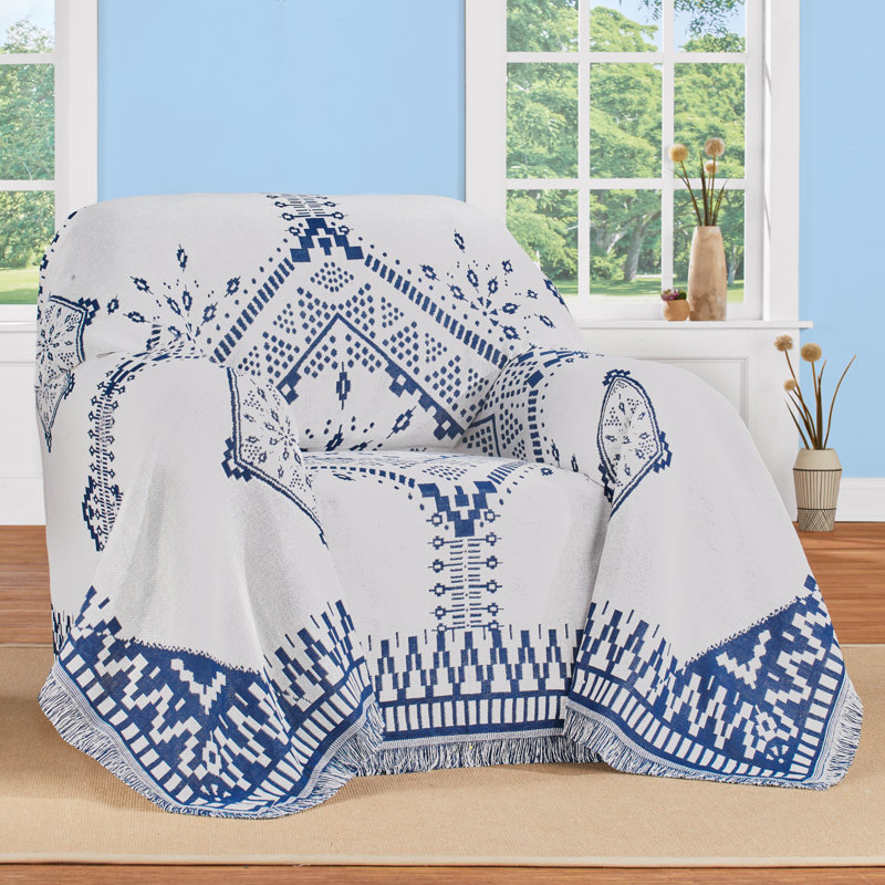 Union Rustic Box Cushion Armchair Slipcover | Wayfair
