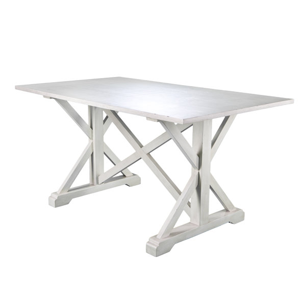 August Grove® Commack 35" Trestle Dining Table & Reviews | Wayfair