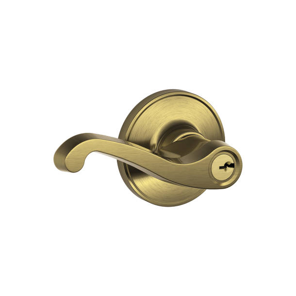 Schlage Plymouth Knob Single Cylinder Keyed Entry Storeroom Lock ...