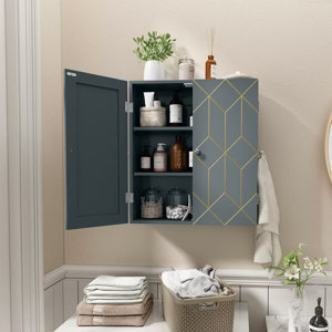 Mercer41 Marras Wall Bathroom Cabinet & Reviews | Wayfair