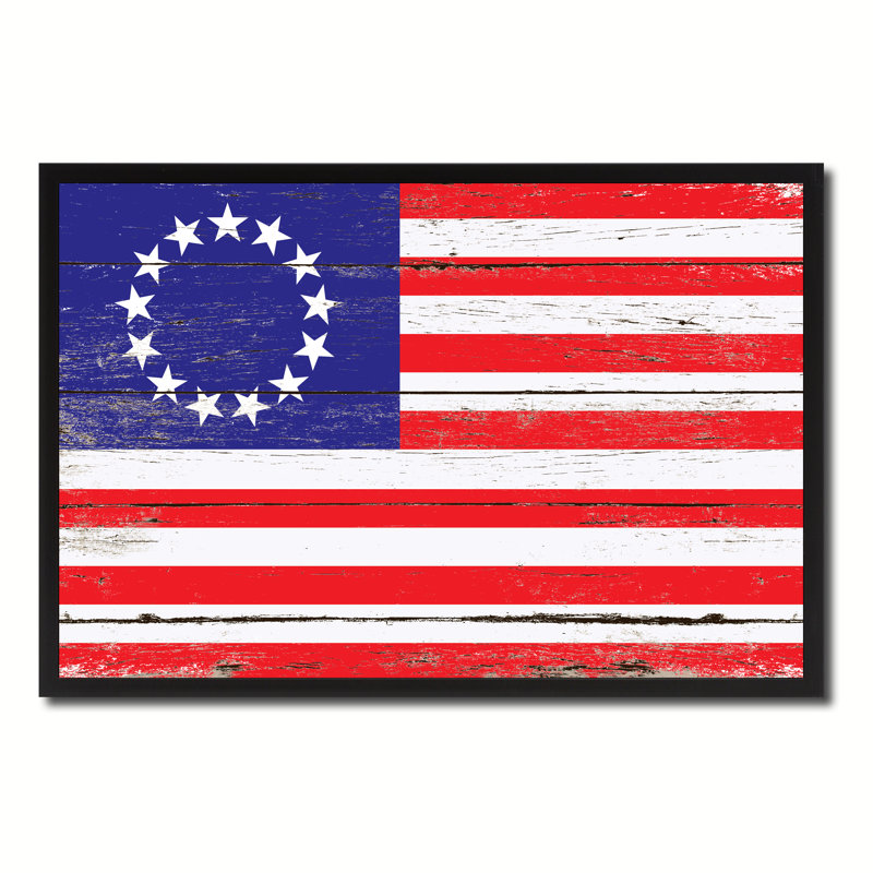 The Holiday Aisle® Revolutionary War 13 Colonies Military Flag Canvas ...