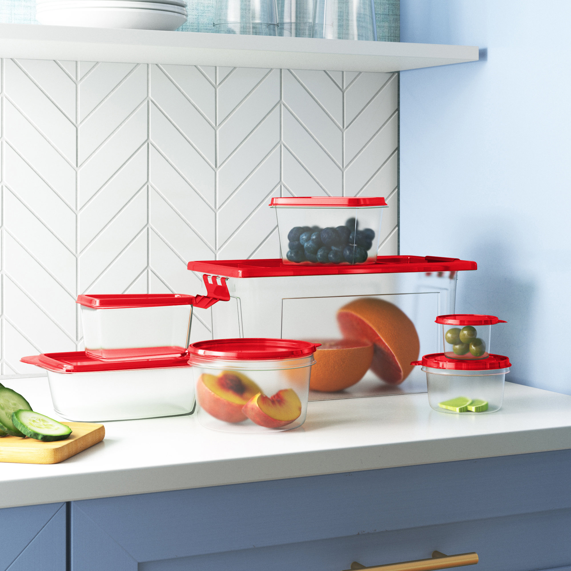 Prep & Savour 27 Container Food Storage Set & Reviews | Wayfair