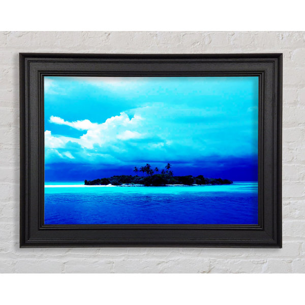 House of Hampton Just Turquoise Framed Print | Wayfair.co.uk