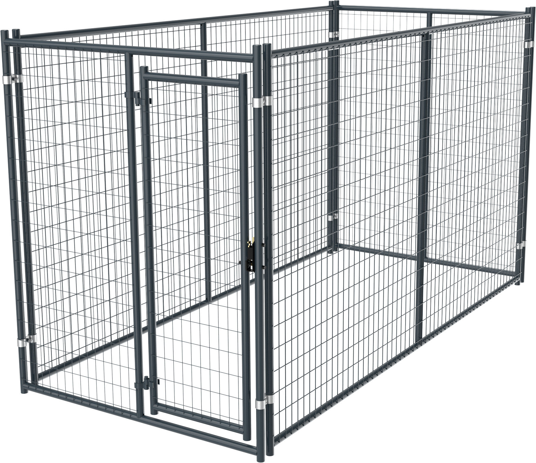 TARTER 72 in. x 120 in. Elite Steel Dog Kennel | Wayfair