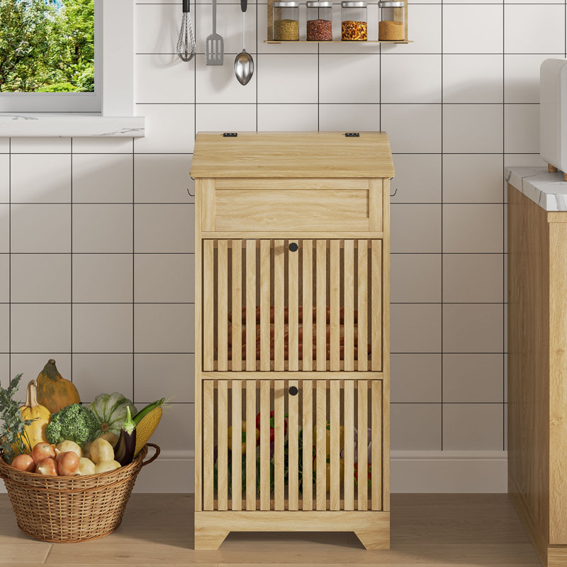 Ebern Designs Potato Storage Bin, Vegetable Fruit Rack, Food Storage ...