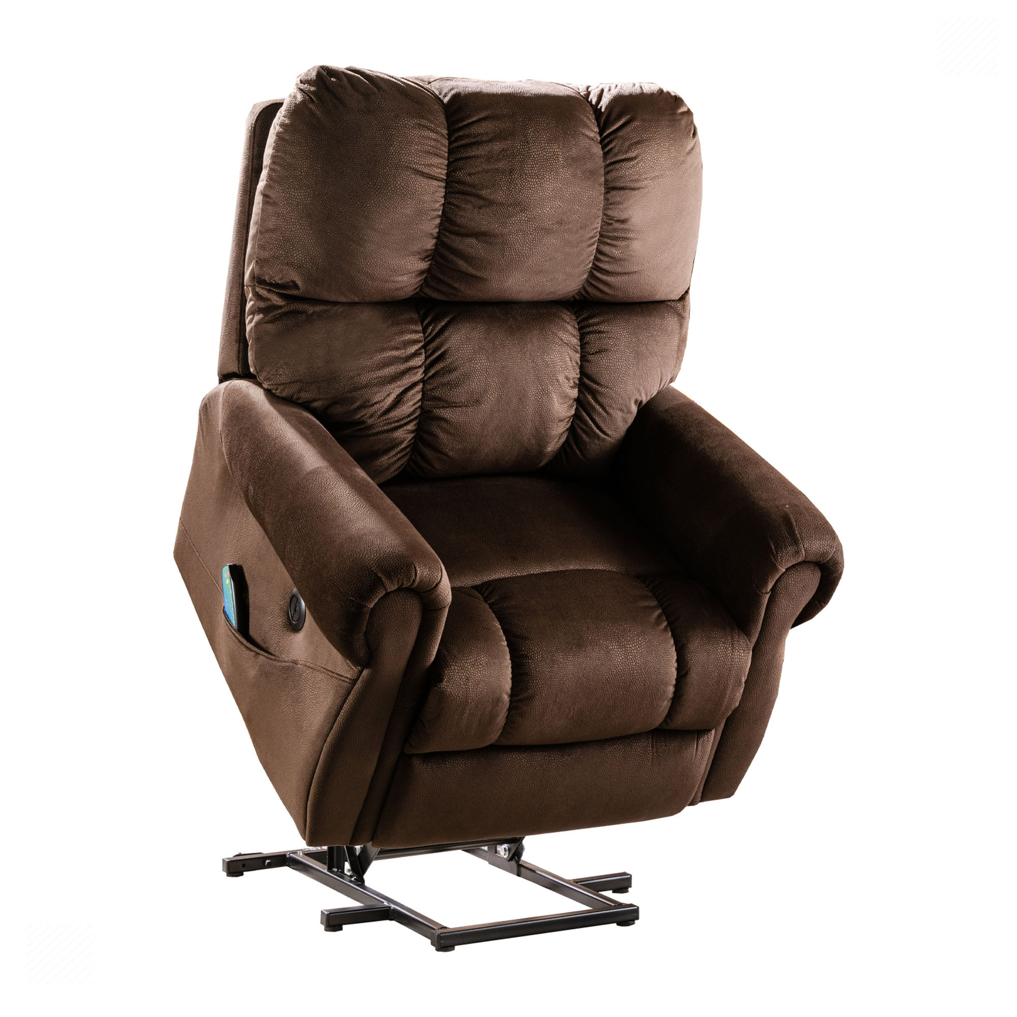 Red Barrel Studio® Jeanny Electric lift recliner with heat and massage ...
