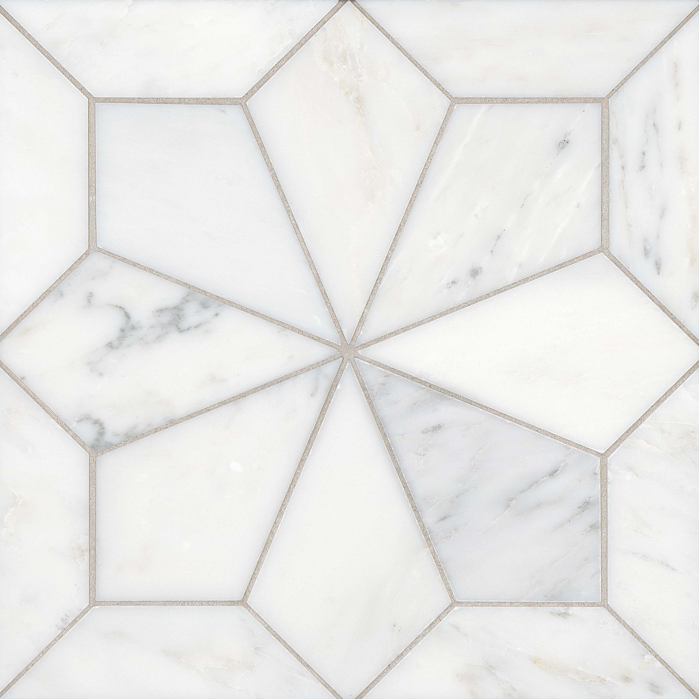 Bedrosians Blomma Marble Random Mosaic Wall & Floor Tile & Reviews ...