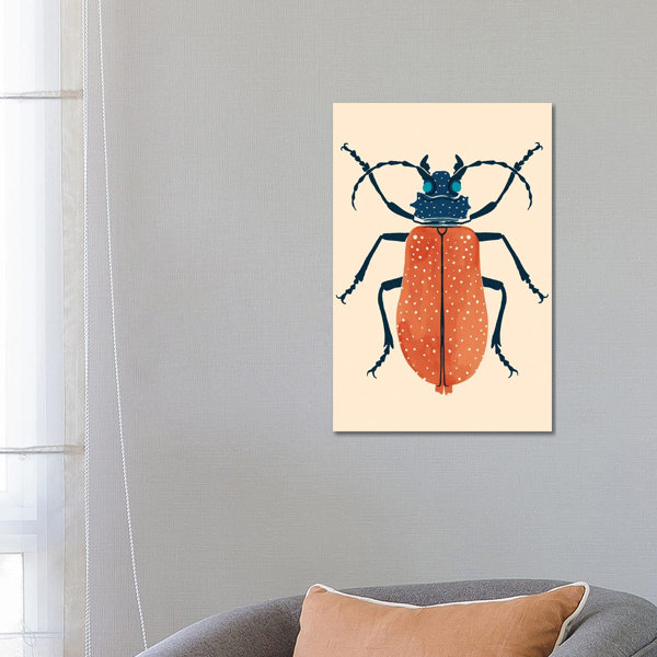 Bay Isle Home Beetle Bug III by Victoria Barnes - Wrapped Canvas Art ...