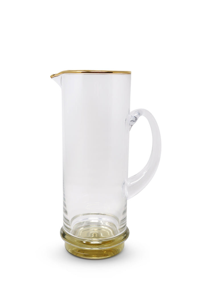 Mercer41 Pitcher with Gold Base and Rim - Wayfair Canada