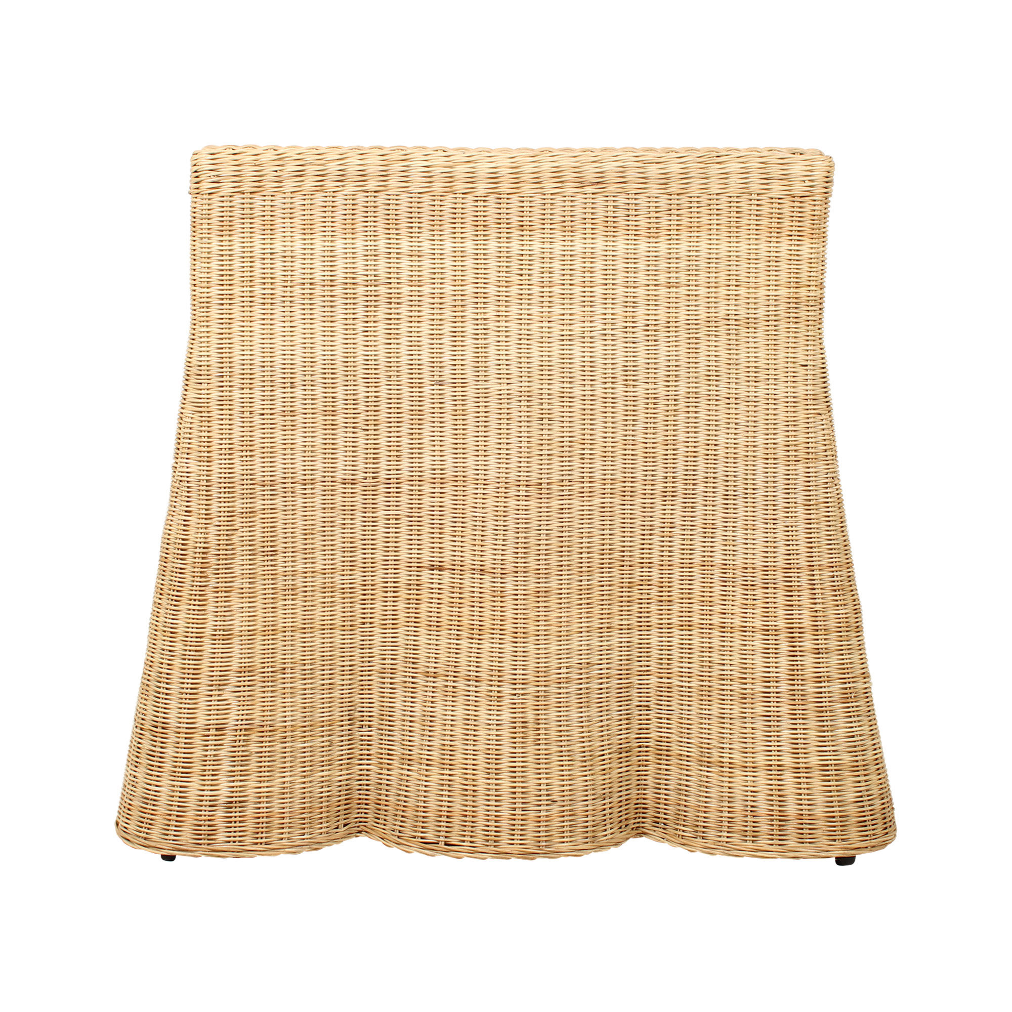 Birch Lane™ Cabo 36" Scalloped Rattan Console Table | Wayfair