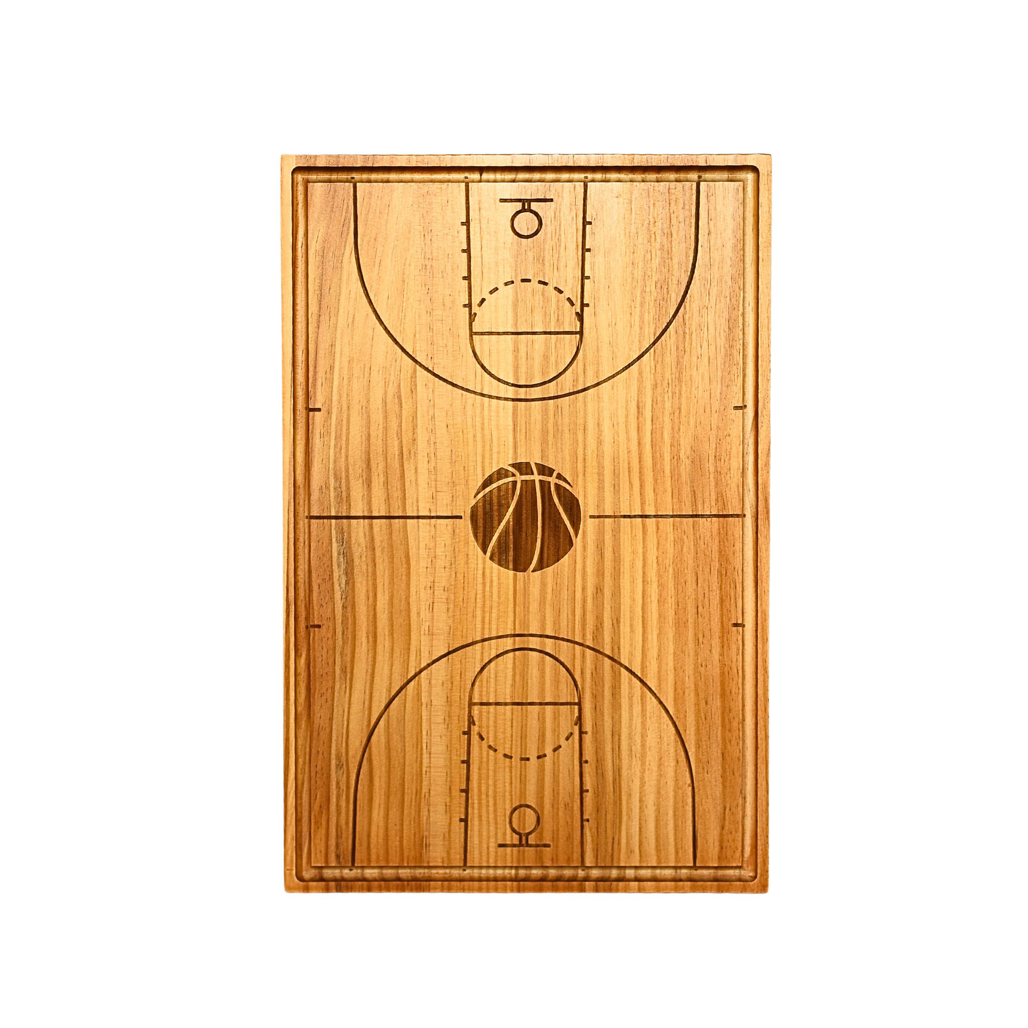Creative Gifts International Basketball Court Wood Board - 18" x 12 ...