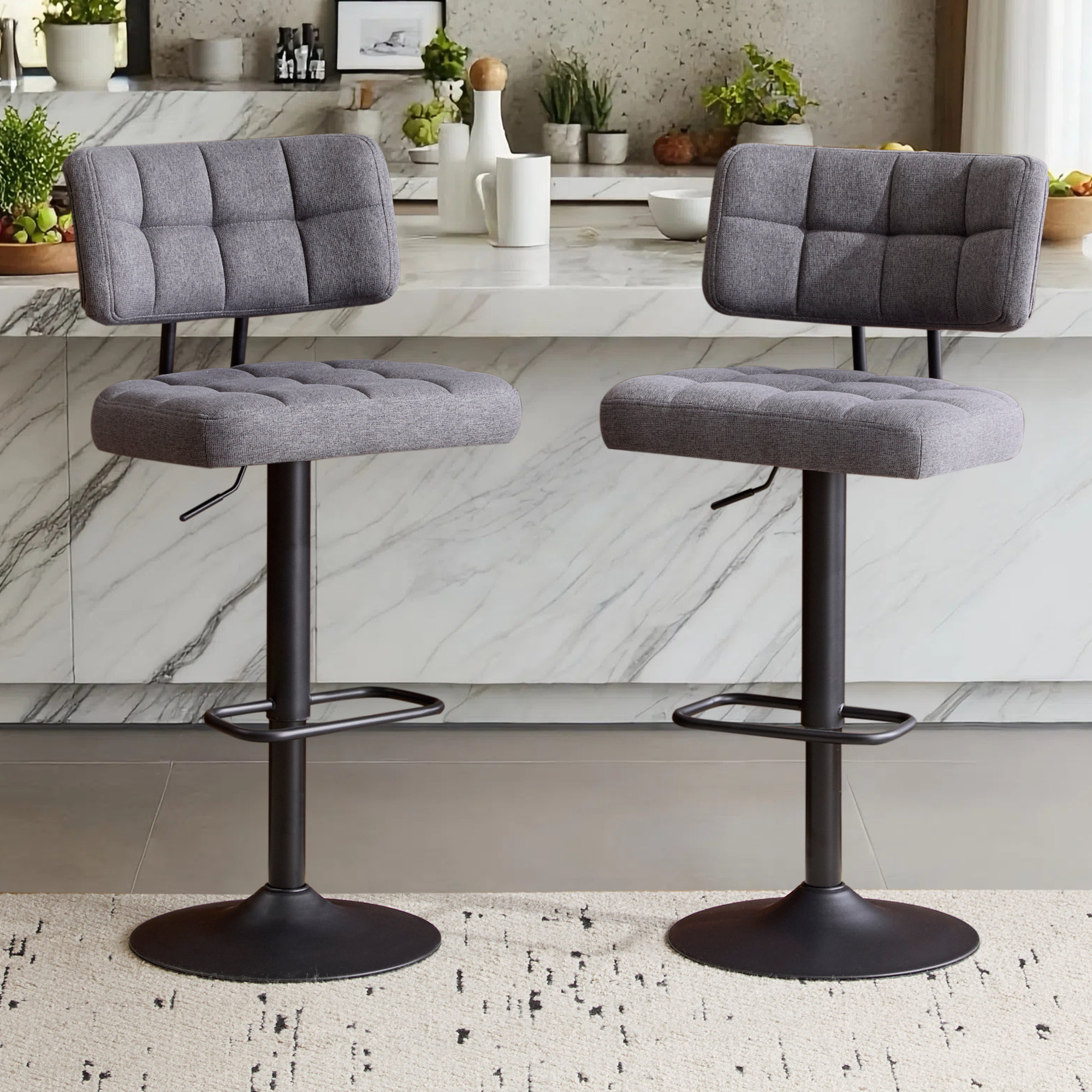 Hangzhou Furida Technology Co., Ltd. Swivel Adjustable Height Bar Stool ...