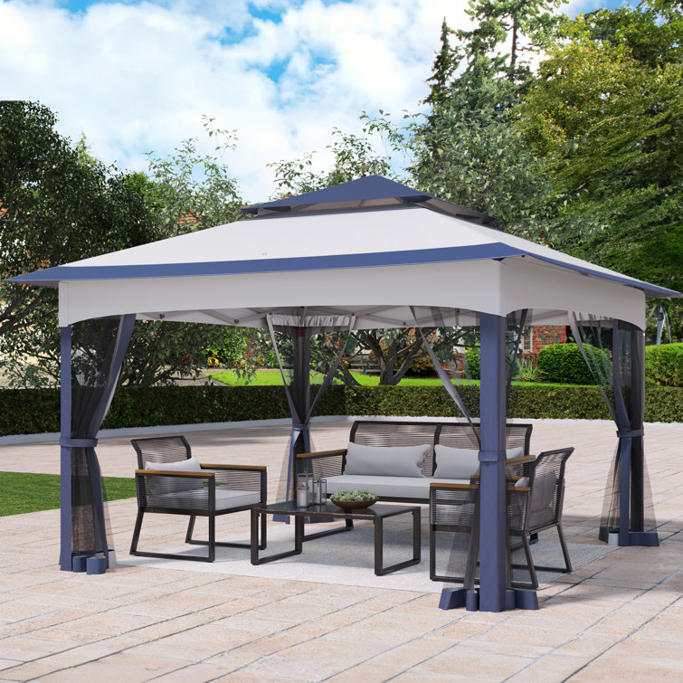 Dakota Fields Braynard 13 x 13m Steel Patio Gazebo | Wayfair.co.uk