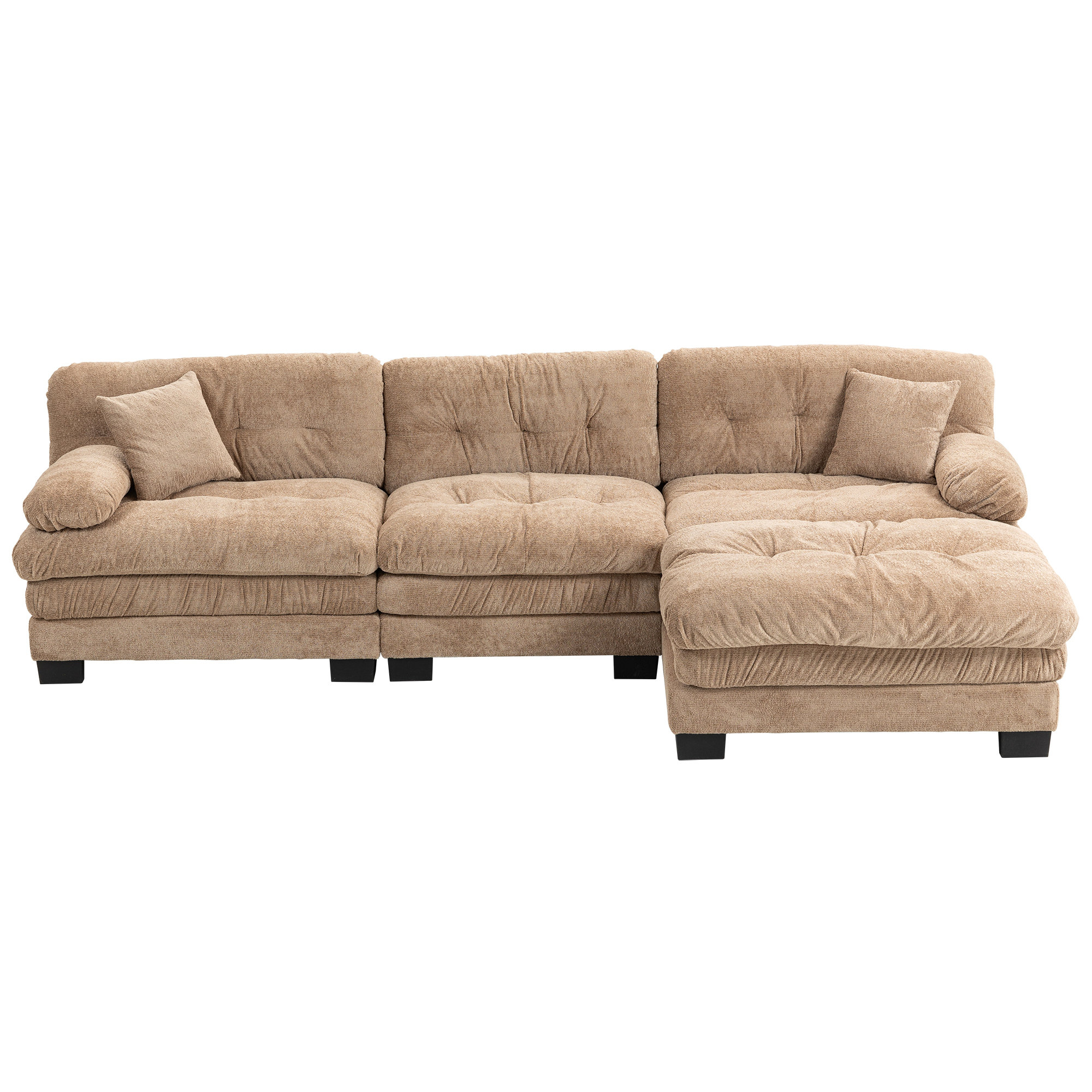 Red Barrel Studio® L Shaped Modular Sectional Sofa With Deep Seating ...