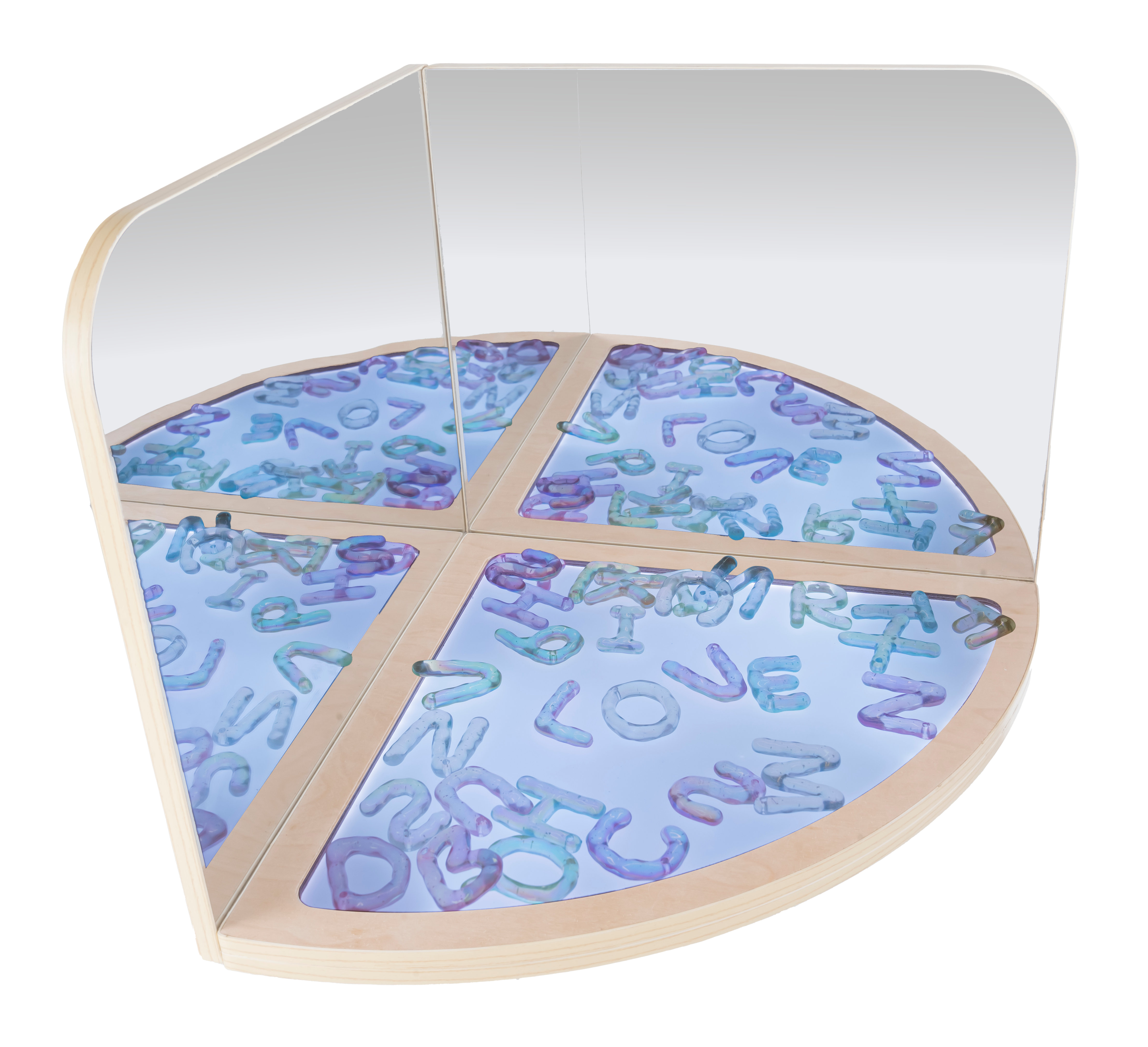 TENMIND Interactive Sensory Corner Mirror Set with 2 Mirrors, LED ...