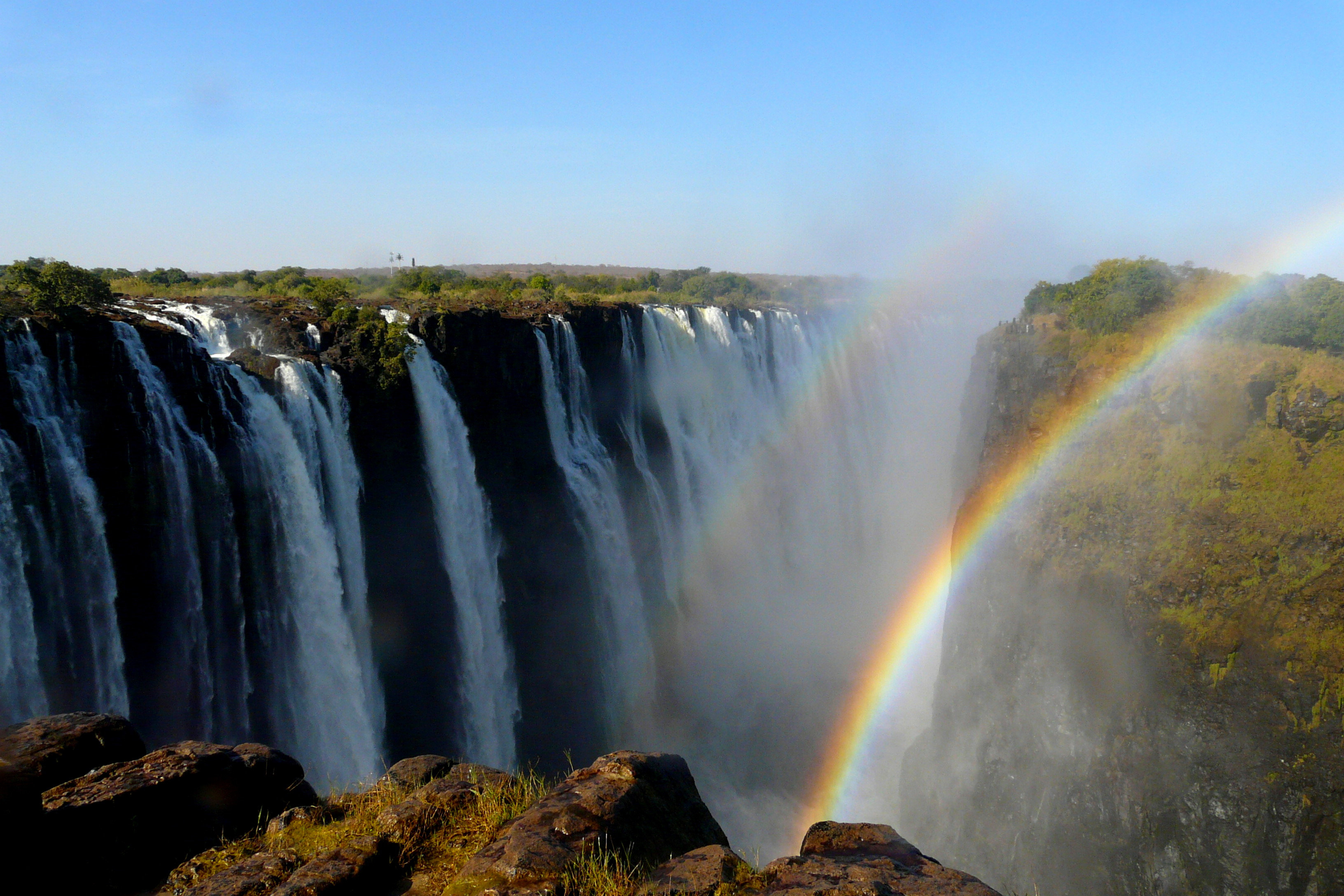 Millwood Pines Victoria Falls - Wrapped Canvas Photograph | Wayfair