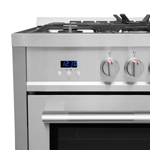 Cosmo 36 in. Nebula Collection 3.8 cu. ft. Gas Range, 5 Burners, Rapid ...