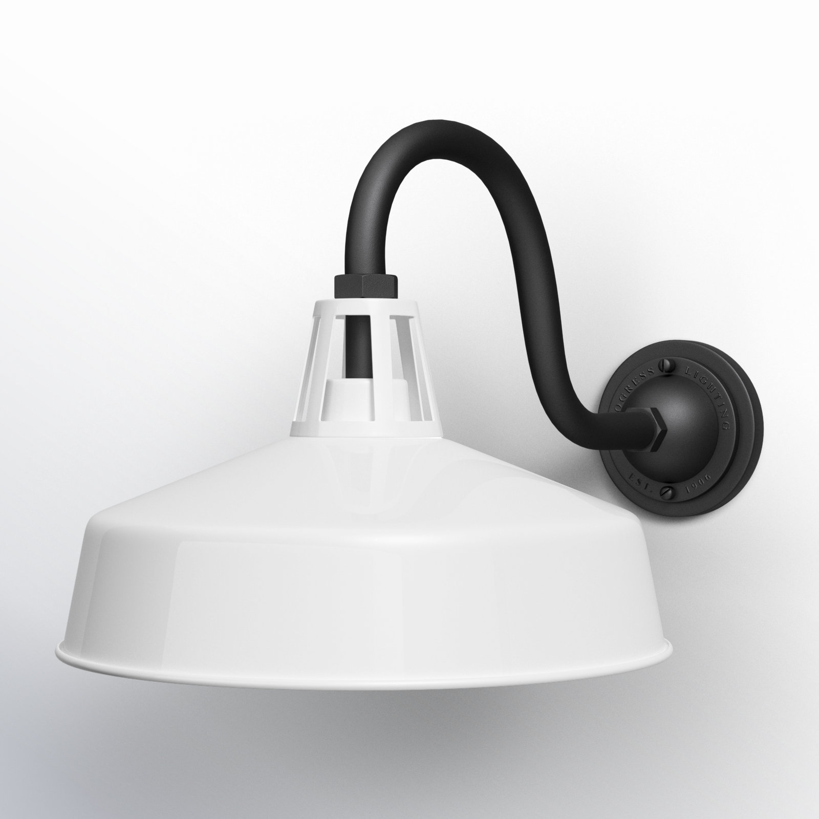 Birch Lane™ Ciana Black 11.25" H Outdoor Barn Light & Reviews | Birch Lane