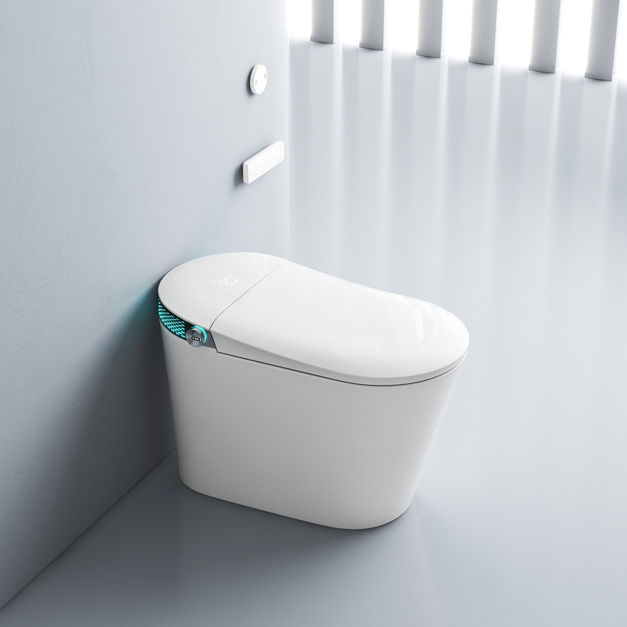YULIKA Dual-Flush Elongated Bidet Toilet (Seat Included) | Wayfair
