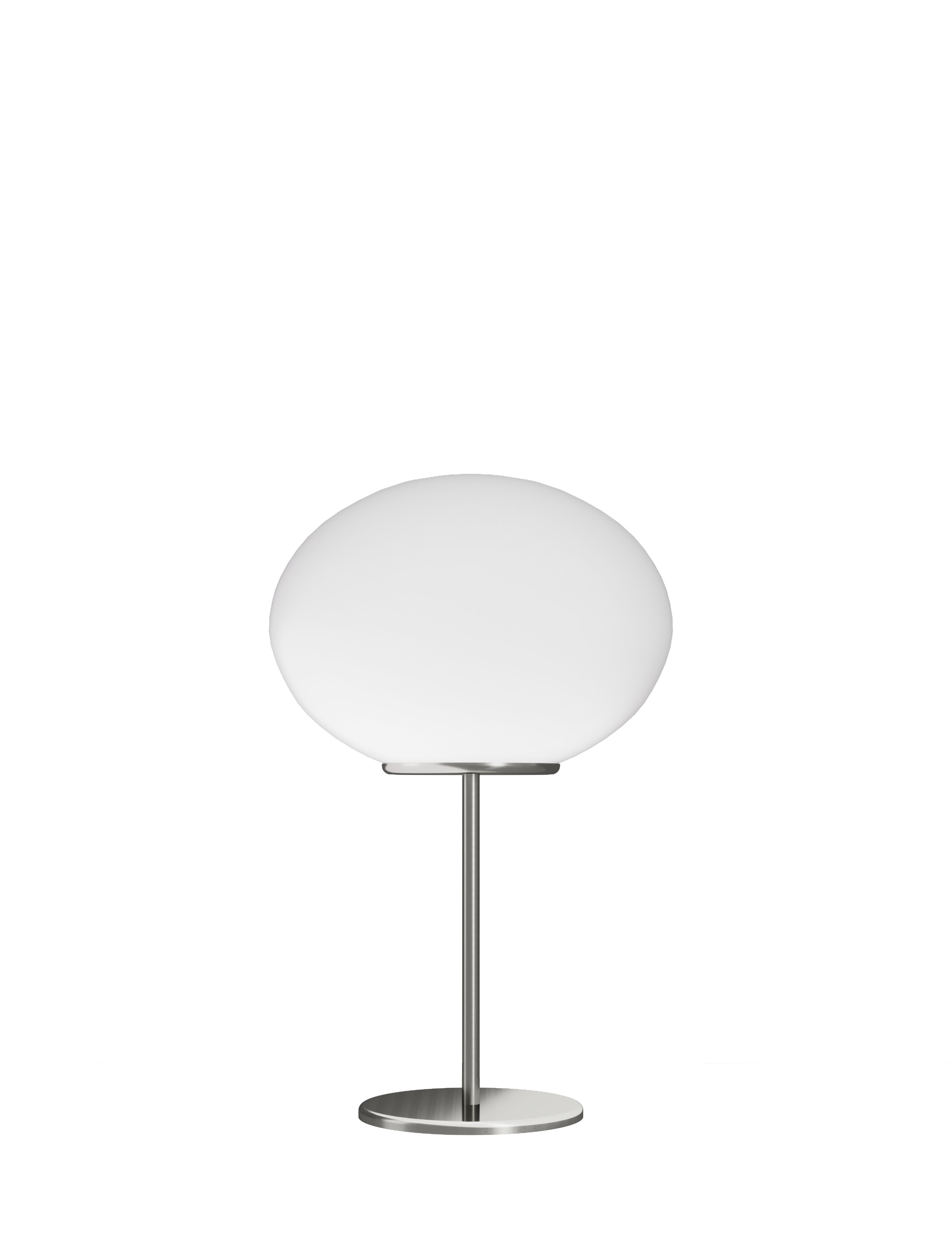 Vistosi Lucciola Table Lamp M White Matt Satin Nickel E26 Ul | Perigold