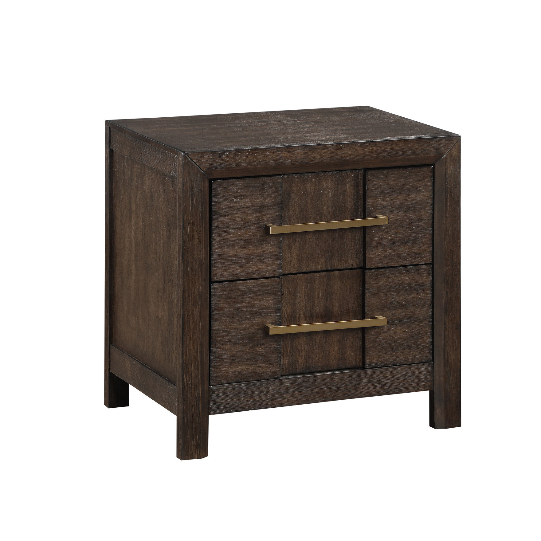Red Barrel Studio® Modern Style 2 Bedroom Nightstand In Walnut ...