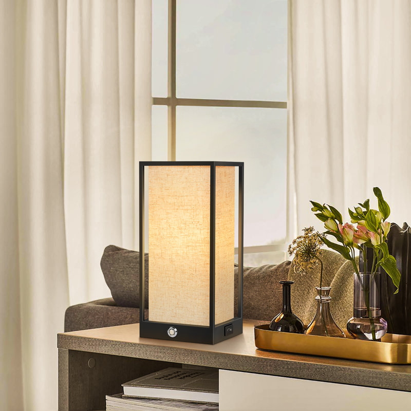 17 Stories Tanashia Metal USB Table Lamp with Touch Control (Set of 2 ...