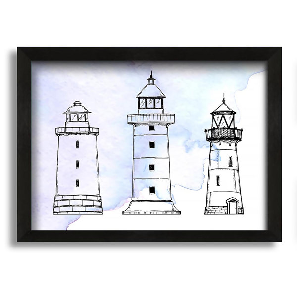 Brayden Studio The Structure Of The Lighthouses - Single Picture Frame ...
