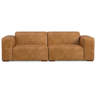 AllModern Rex Large 2-Seater Sofa in Genuine Leather Living Room Couch ...