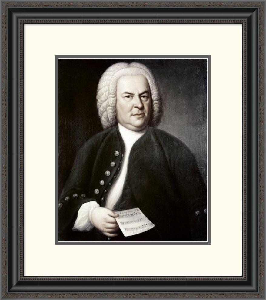 Global Gallery Johann Sebastian Bach by Elias Gottlob Haussman ...