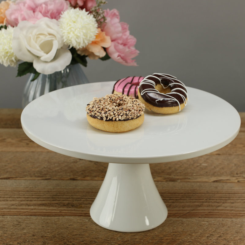 BIA Cordon Bleu Round Tall Cake Stand, 12"X6.25", White | Wayfair