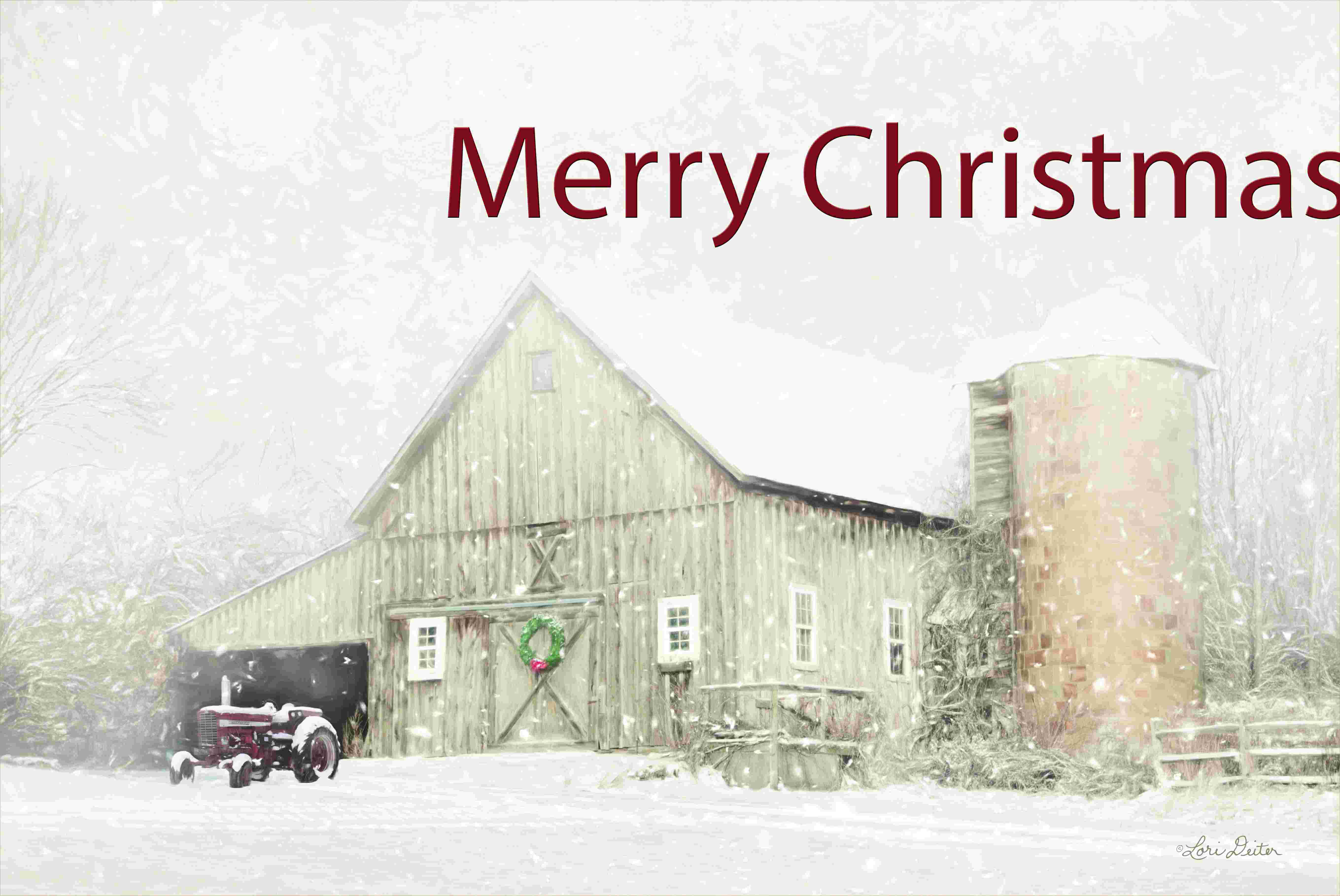 The Holiday Aisle® Merry Christmas Farm - Wayfair Canada