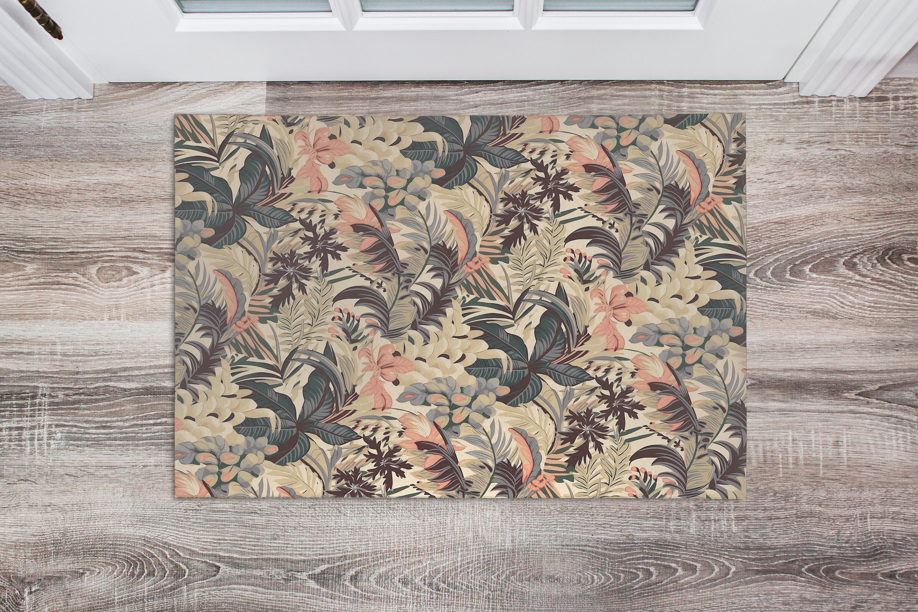 Bay Isle Home™ Shafeen Floral Machine Woven Synthetic Area Rug in Beige ...
