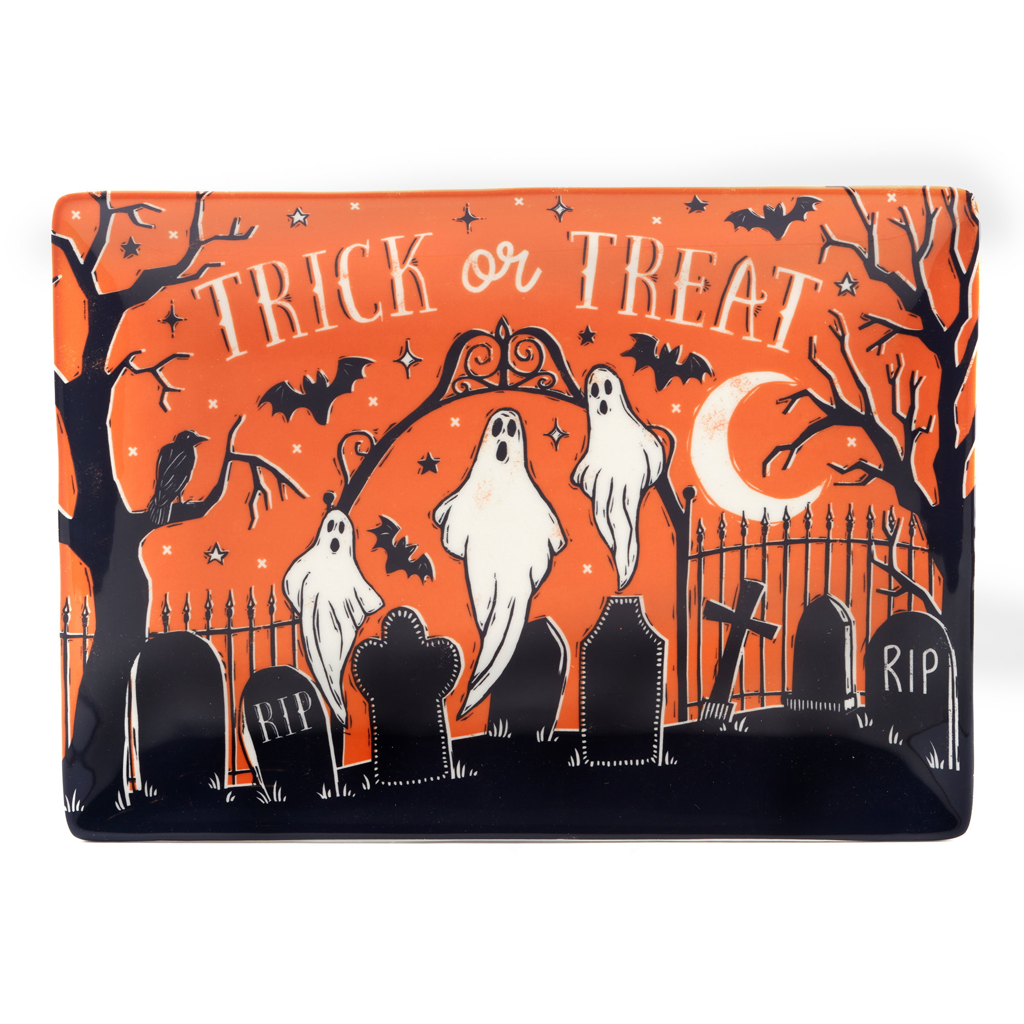 Certified International Hocus Pocus Rectangular Platter | Wayfair