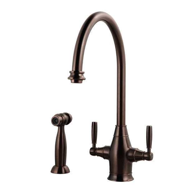 Houzer Charlotte Kitchen Faucet with Side Spray & Reviews | Wayfair