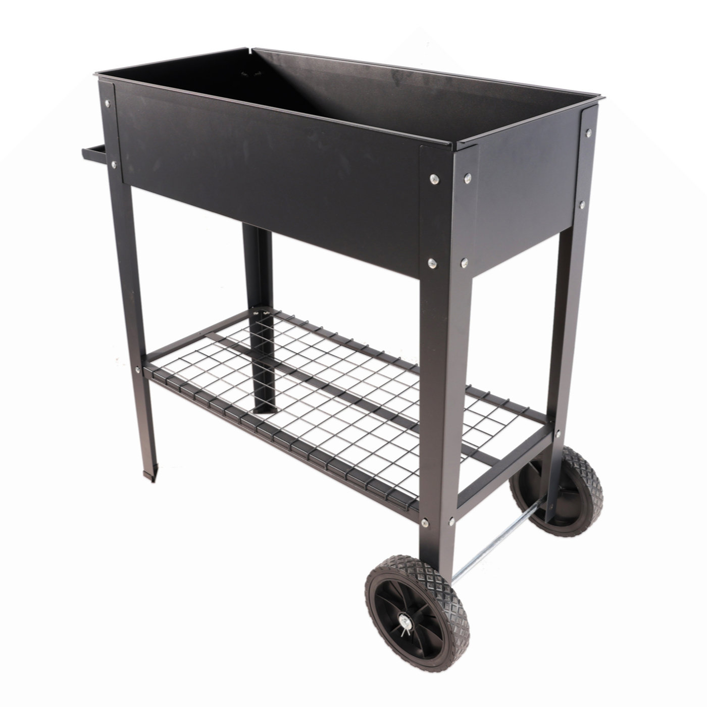GZMWON Aveyas Mobile Metal Raised Garden Bed Cart With Legs, Elevated ...