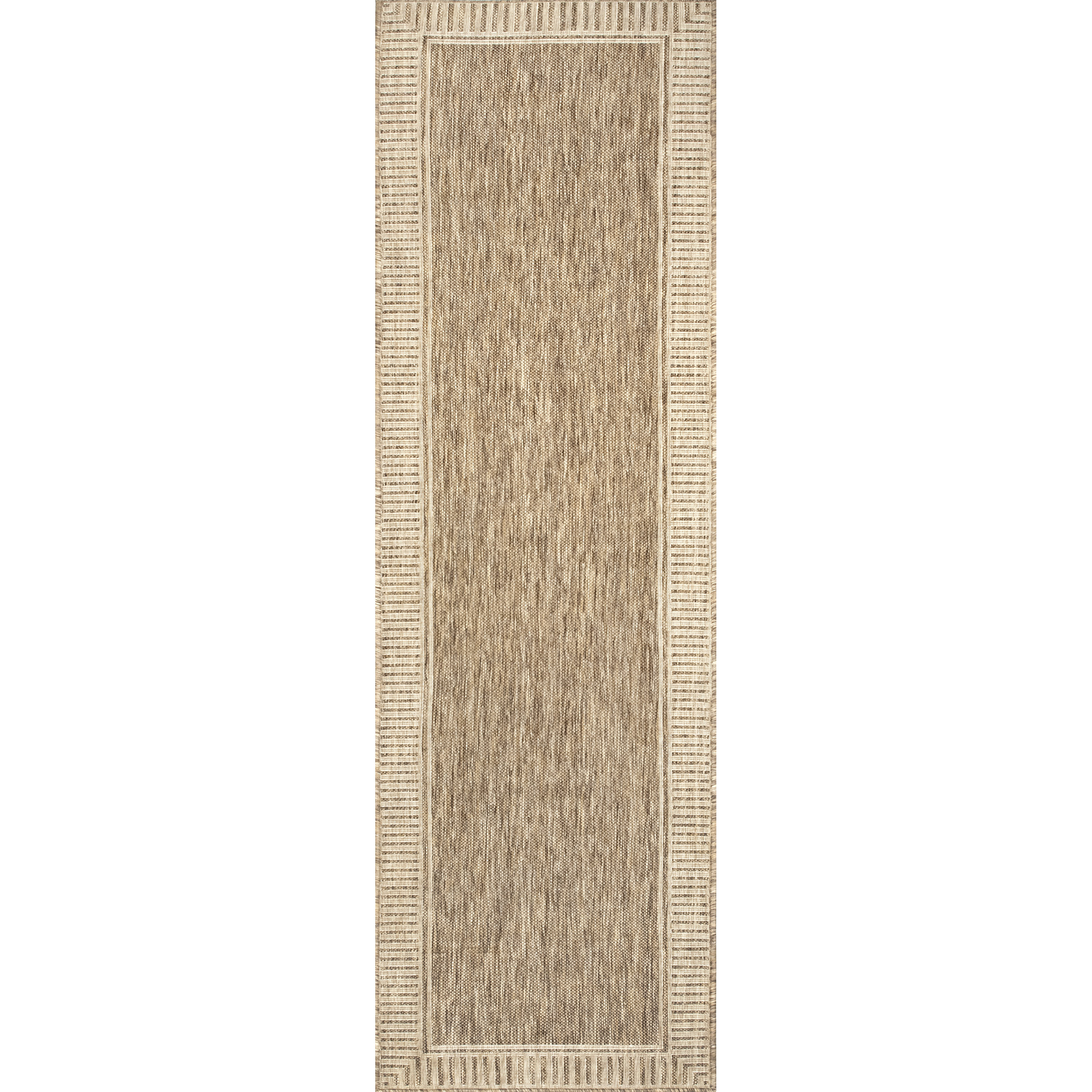 Gracie Oaks Asha Simple Border Indoor/Outdoor Area Rug | Wayfair