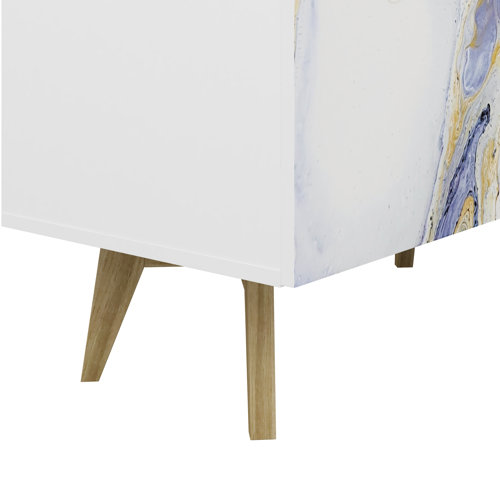 Wade Logan® Bostyn Art 2 Door Accent Cabinet & Reviews | Wayfair