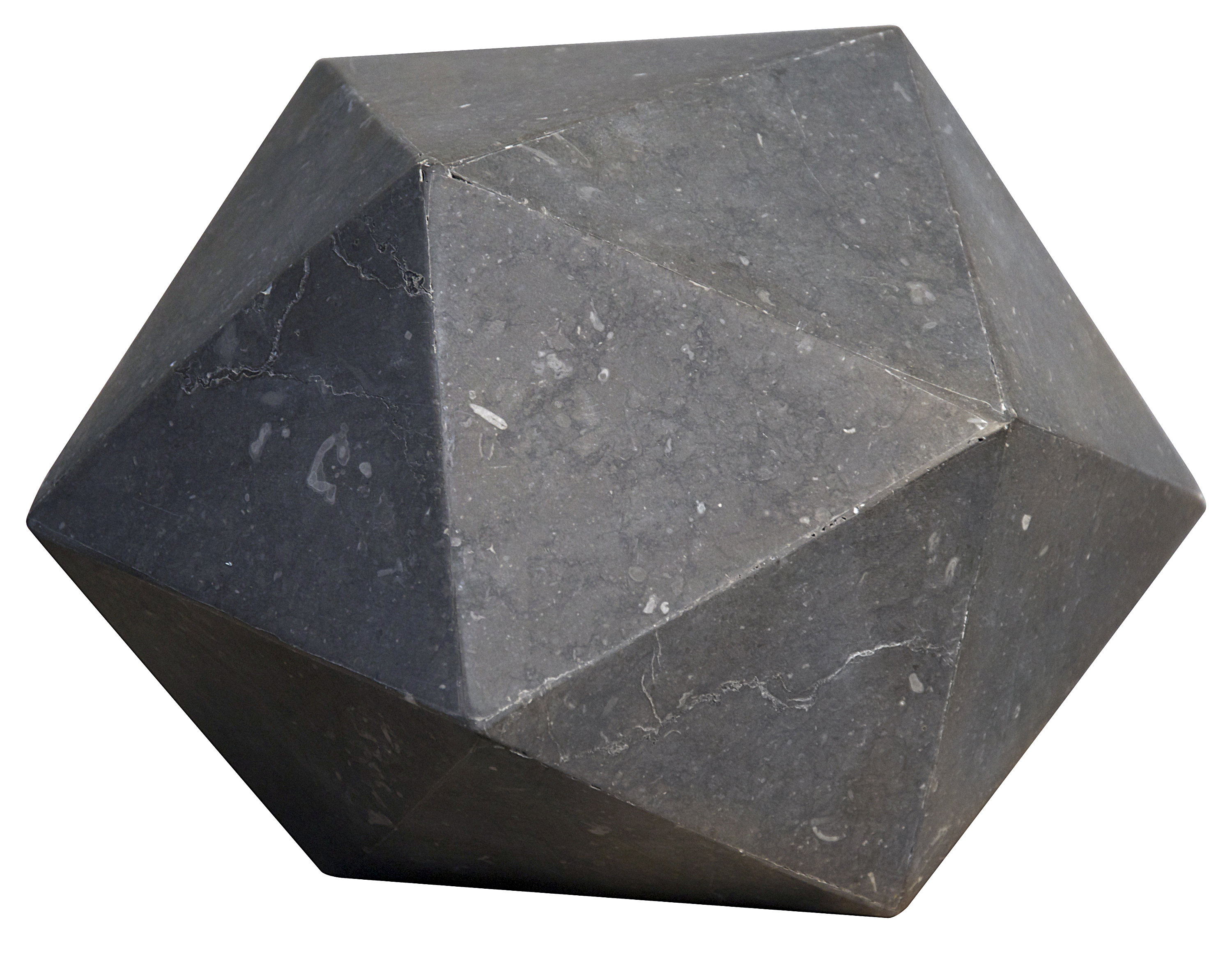 Noir Polyhedron Object Sculpture | Wayfair