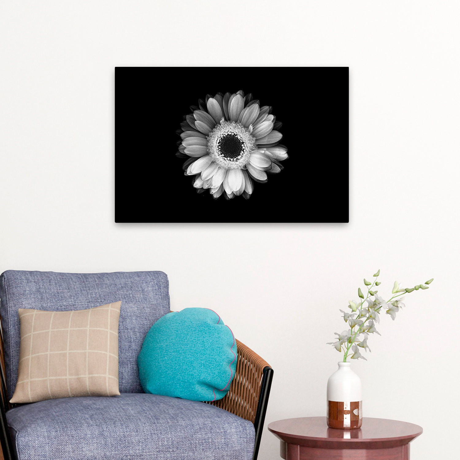 Latitude Run® Plants, Flowers, Daisy Moon Wall Art | Wayfair