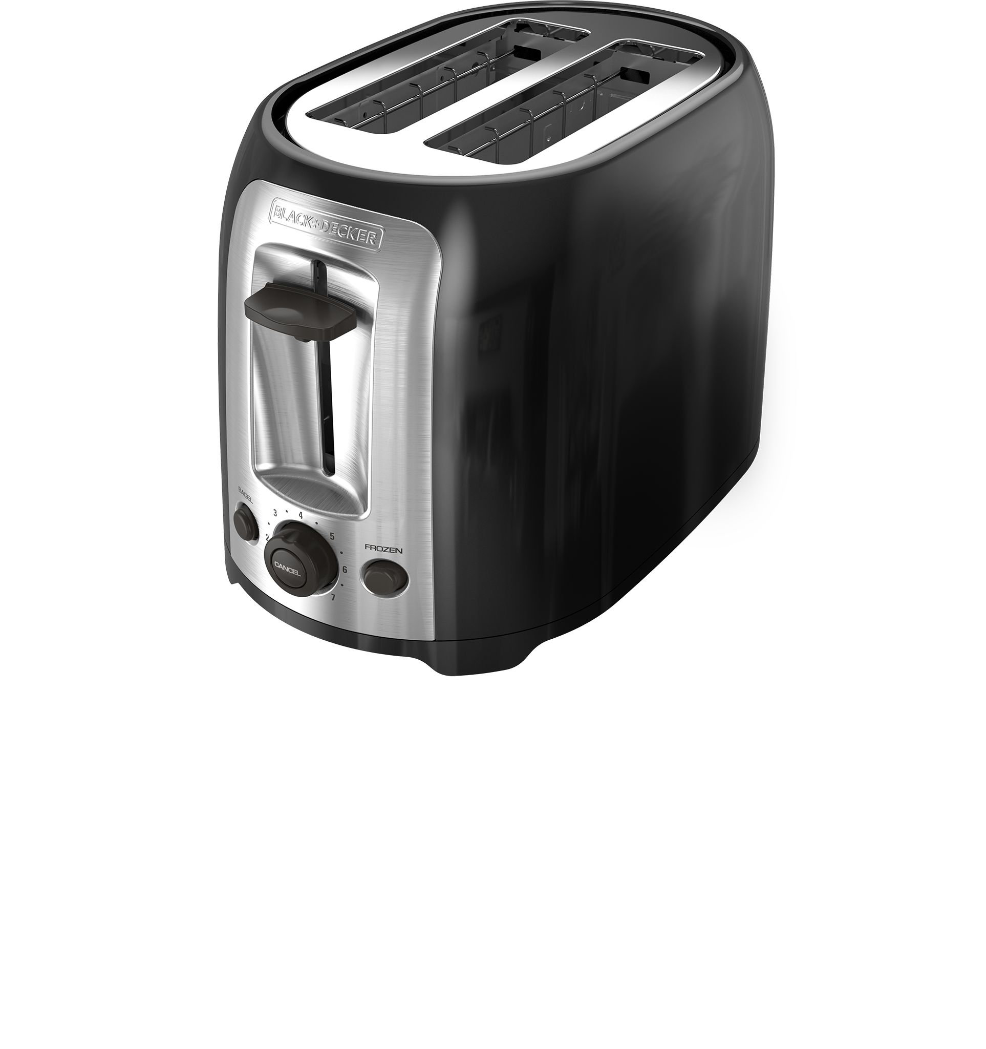 BLACK+DECKER 2-Slice Toaster, TR1278BD, Extra Wide Slots, 7 Shade ...