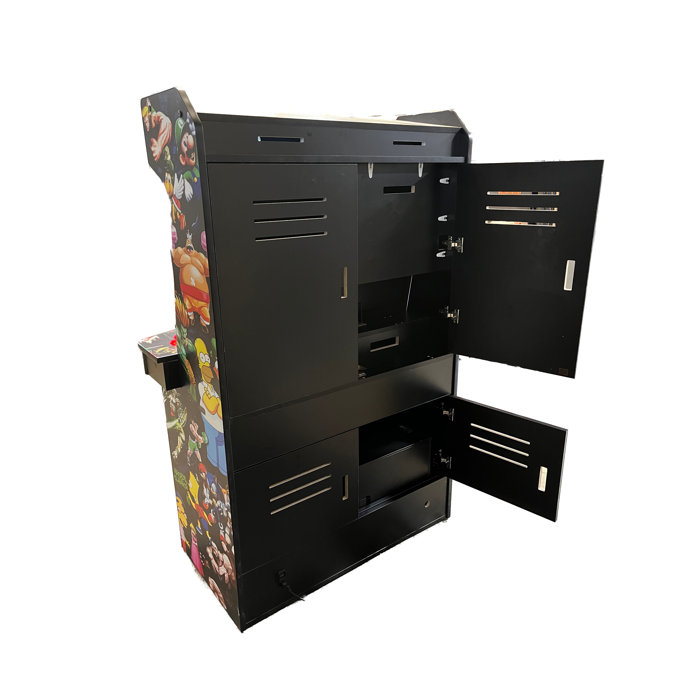 N2fun Mame/Hyperspin 4 Player Plug-In Full Size Arcade Machine with ...