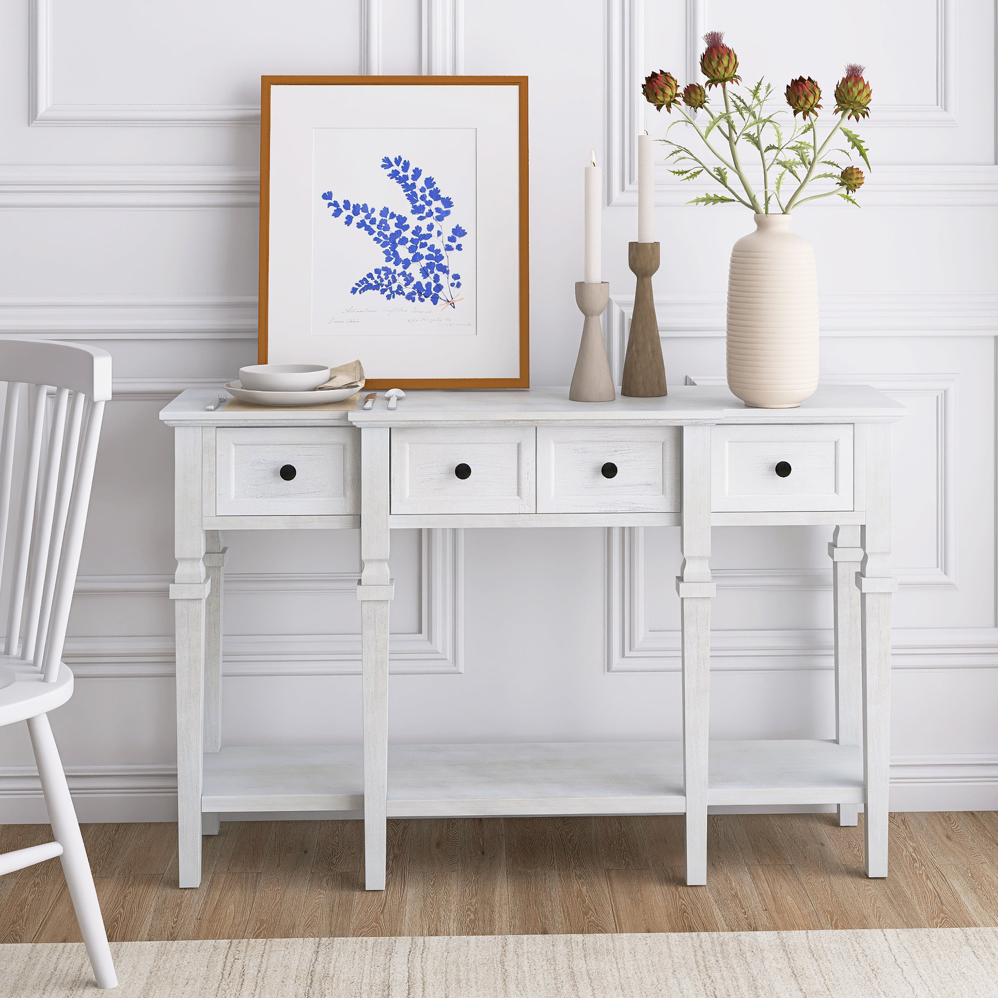 Alcott Hill 47.75" Console Table With 4 Drawers - Wayfair Canada