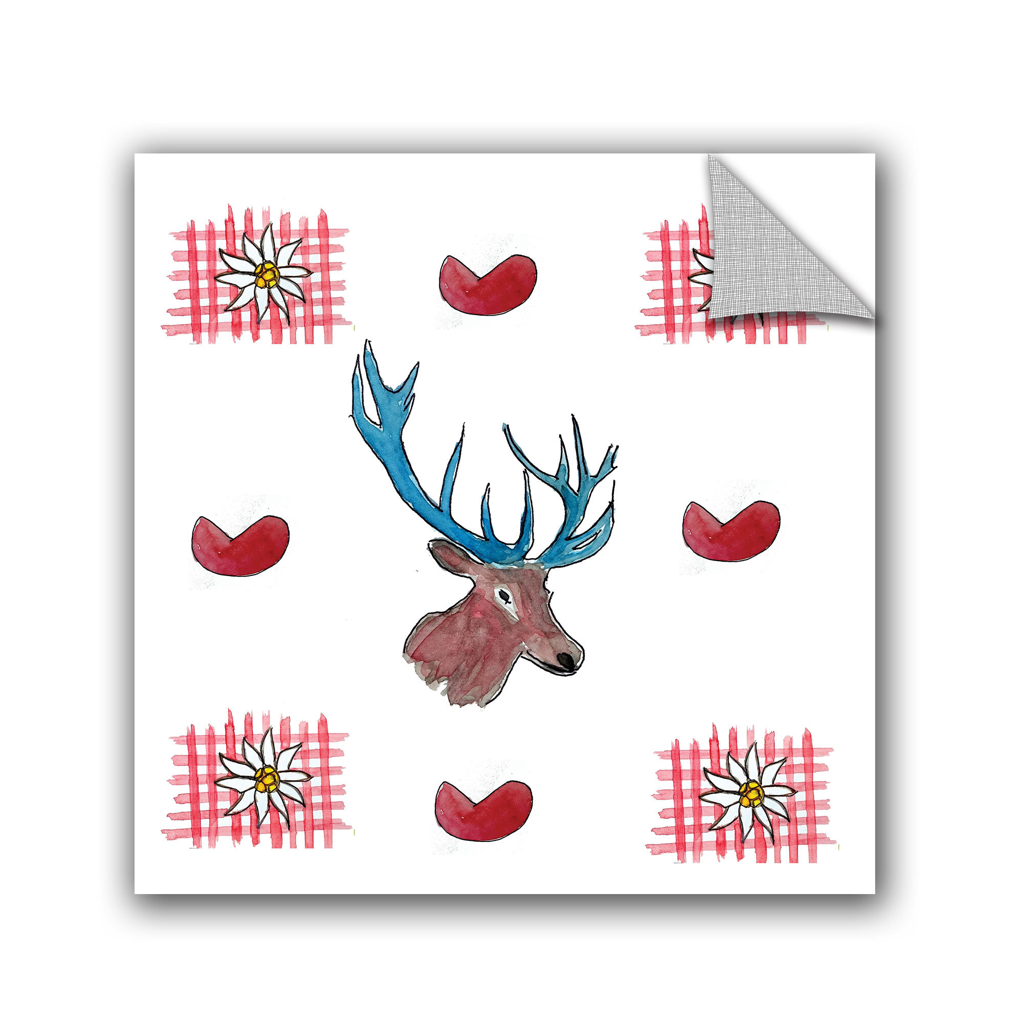 ArtWall Markus and Martina Bleichner Chalet 2 Removable Wall Decal ...