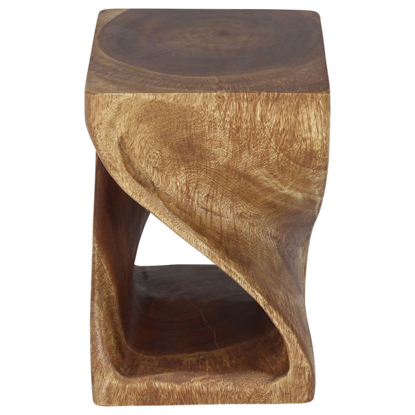 Union Rustic Kyzier Solid Wood Abstract End Table & Reviews | Wayfair