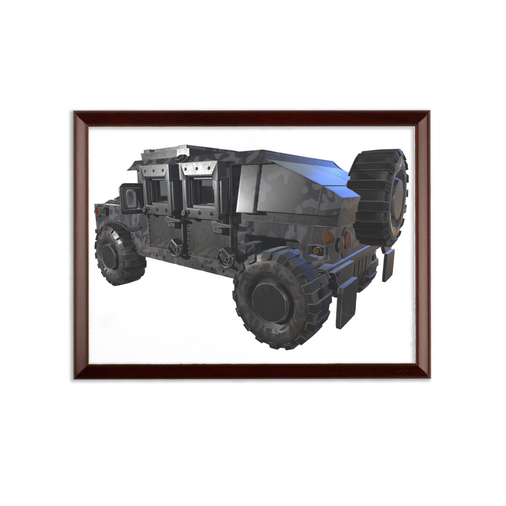 17 Stories Hummer Vee 2 Sublimation Wall Decor | Wayfair