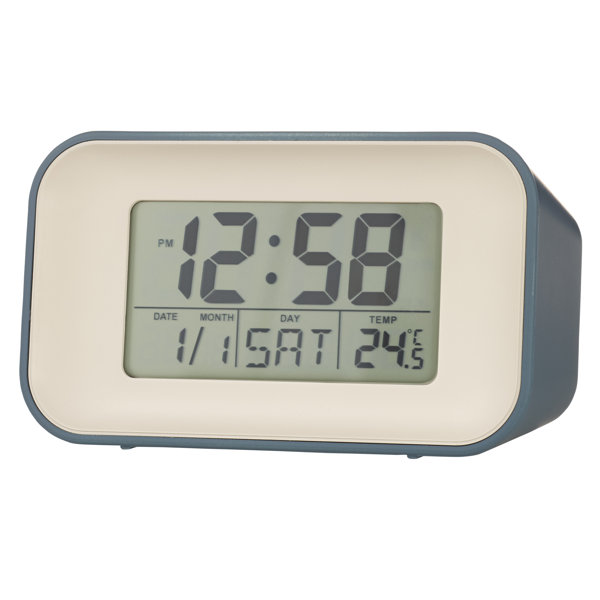Acctim Alta Retro Digital Alarm Clock Crescendo Alarm Date ...