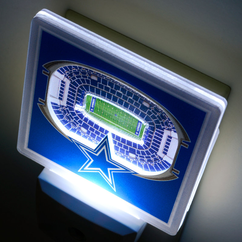 YouTheFan NFL Dallas Cowboys Stadium View Night Light | Wayfair