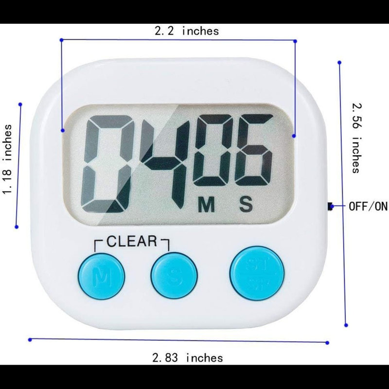 small digital clock magnetic