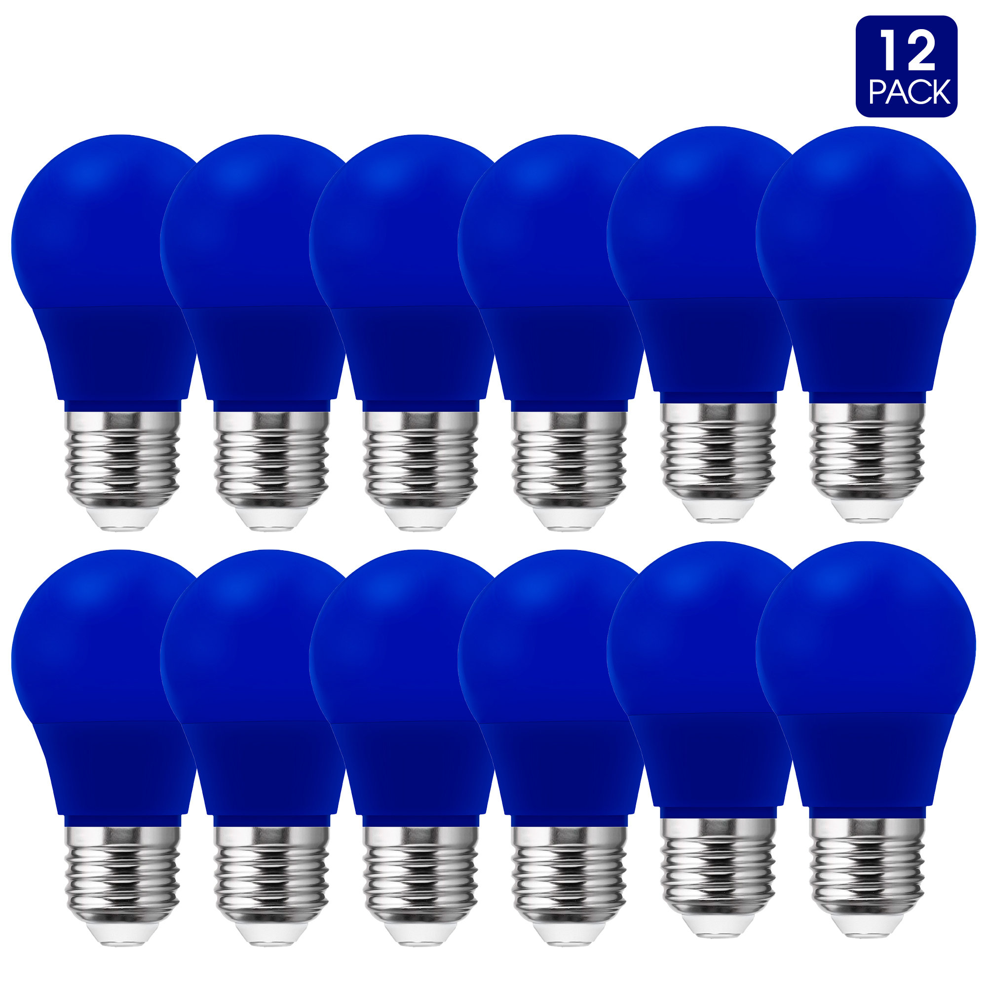 LOHASLED 20-Watt A15 Non-Dimmable LED Light Bulb in Blue E26/Medium ...