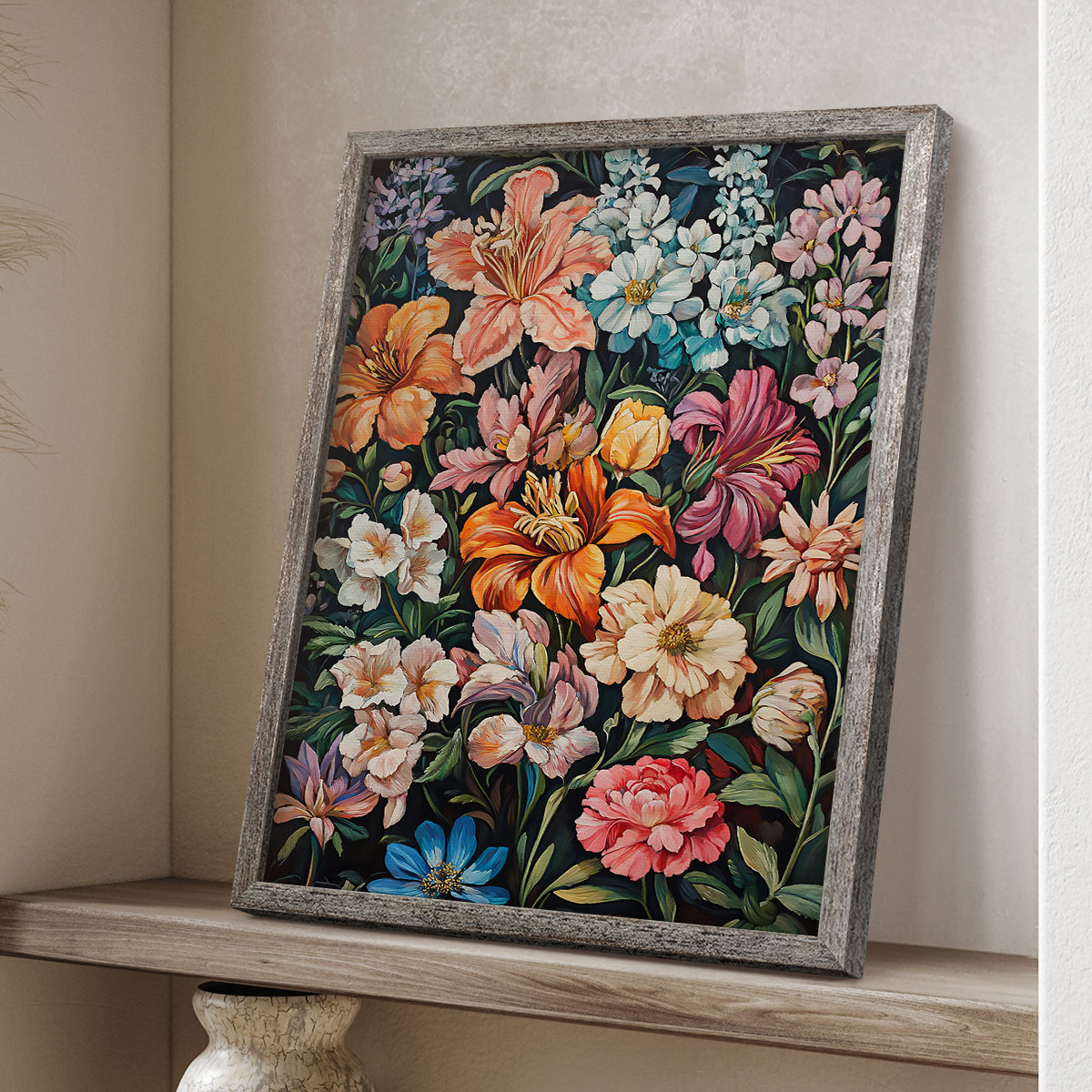 Lark Manor™ WM MORRIS Series XIX Framed Print - Solid Wood | Wayfair